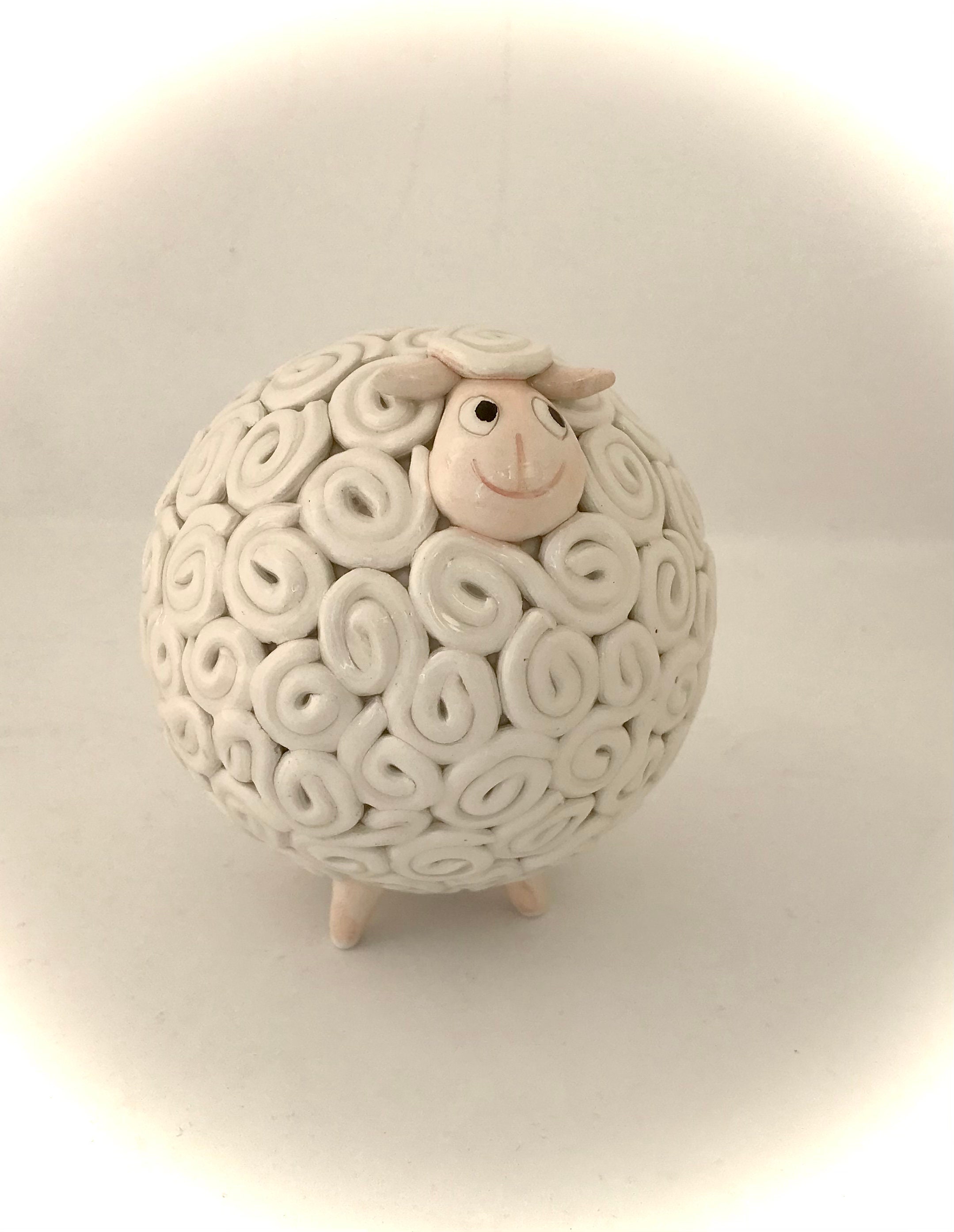 Ceramic Sheep Handmade Home Decoration-made TO ORDER - Etsy