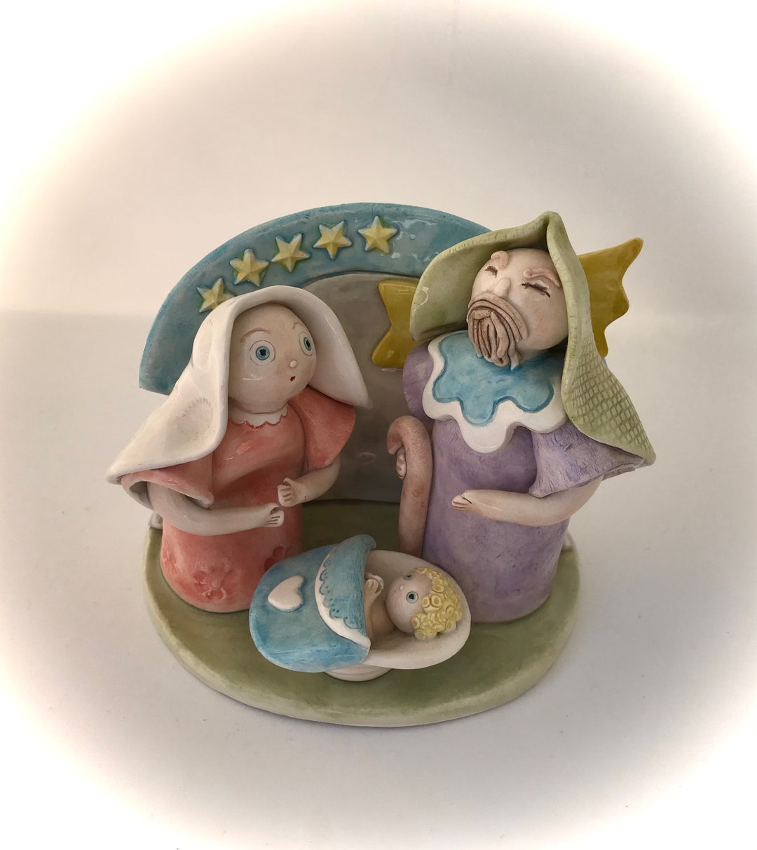 Ceramic Nativity Scene-christmas Decoration-home Decor- Free Shipping ...