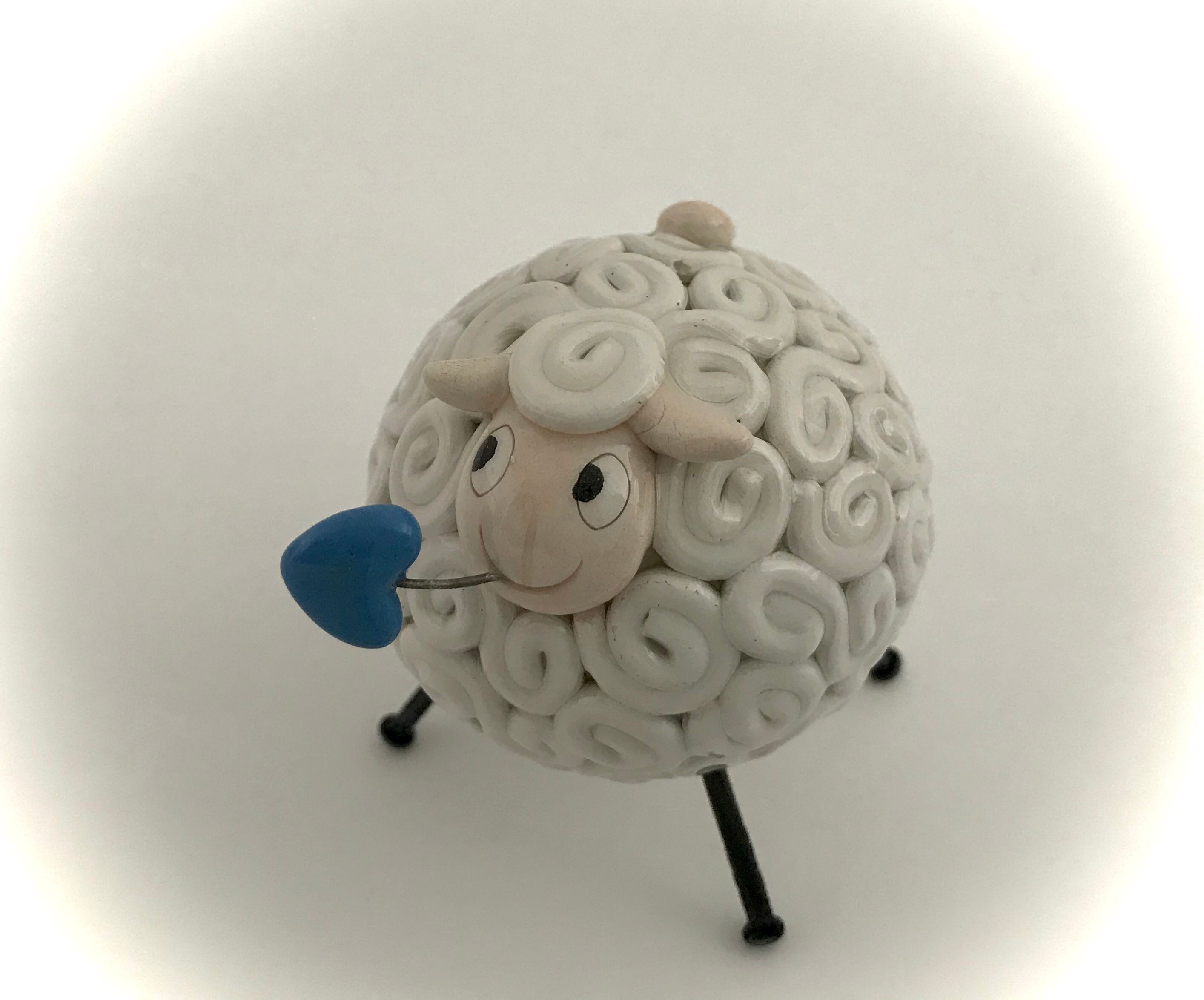 ONE Ceramic Sheep- Handmade Colored Ceramic Sheep-made to Order - Etsy