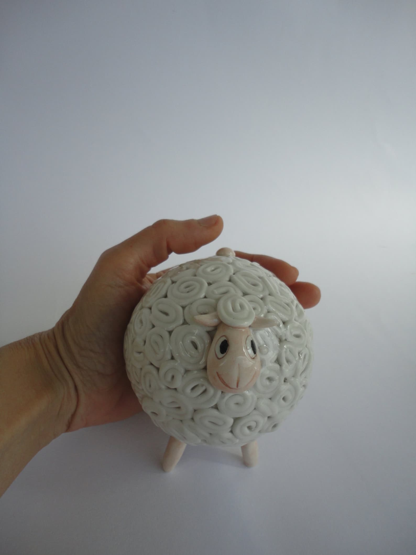 Ceramic Sheep Handmade Home Decoration-made TO ORDER - Etsy