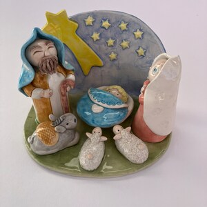 Ceramic Nativity Scene - Christmas Decorations - Home Decor Handmade - Etsy