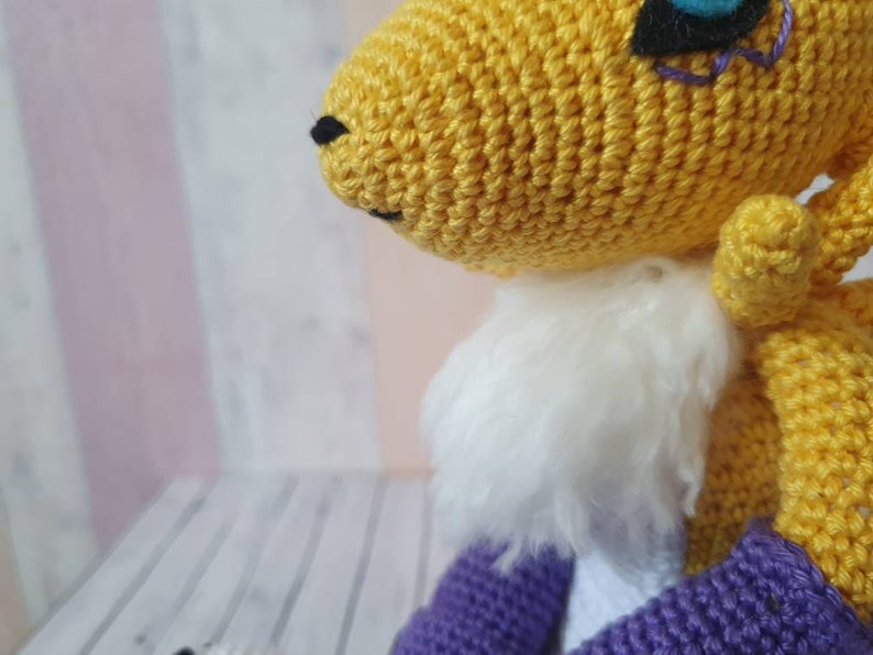 Digimon Amigurumi Renamon Crochet Doll Crochet Home Decor Gift - Etsy