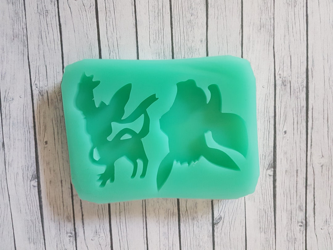 Resin Silicon Mold Pokemon Eeveelution Eevee Feelinara Silicone Mold ...