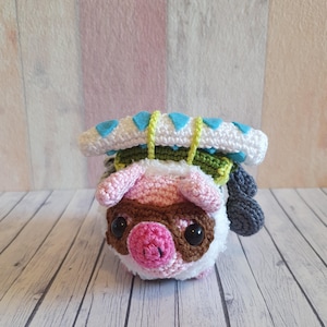 Monster Hunter Amigurumi Poogie Apprentice Fiver Crochet Plush Handmade ...