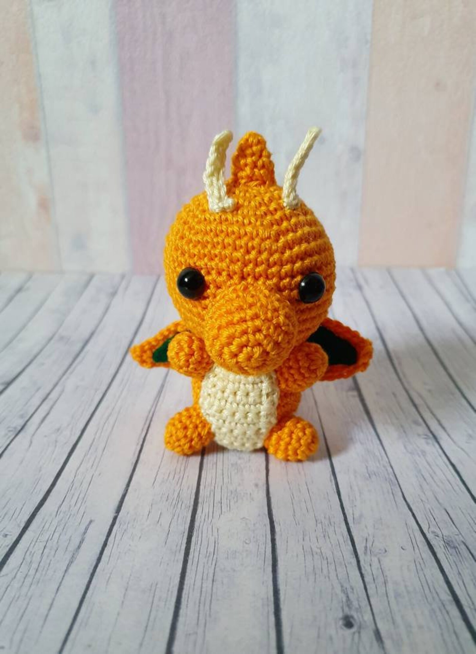 Pokemon Amigurumi Dragoran / Dragonite Amigurumi crochet home | Etsy