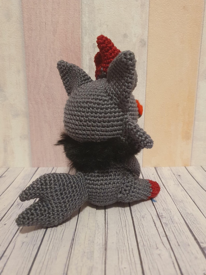 Pokemon Amigurumi Zorua Plush Crochet Doll Cute Kawaii Decoration - Etsy.de