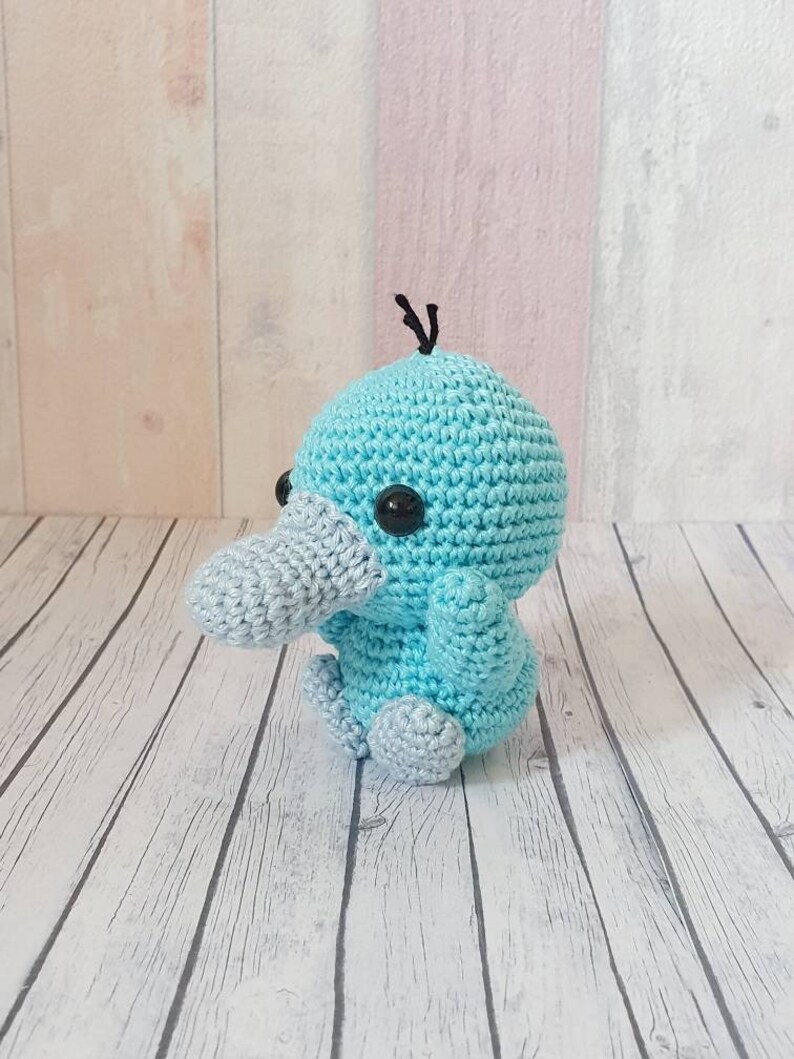 Pokemon Amigurumi Shiny Psyduck Blue Crochet Duck Plush Home - Etsy