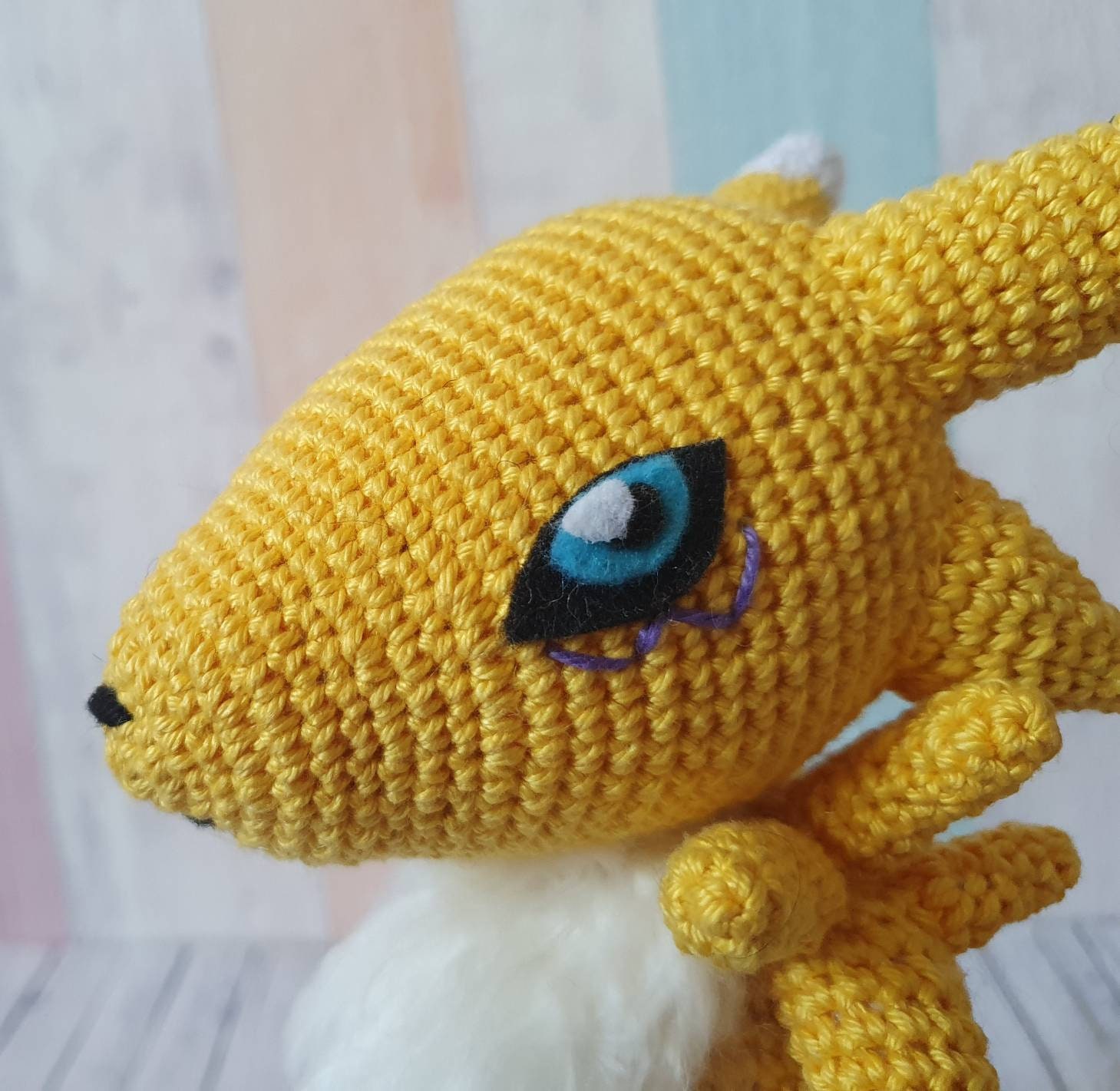 Digimon Amigurumi Renamon Crochet Doll Crochet Crochet - Etsy UK