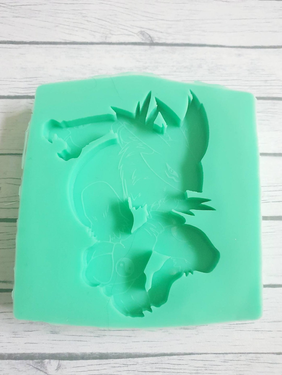 Resin Silicon Mold Shiny Digimon Renamon Mold Shiny Ice Cube Mold - Etsy