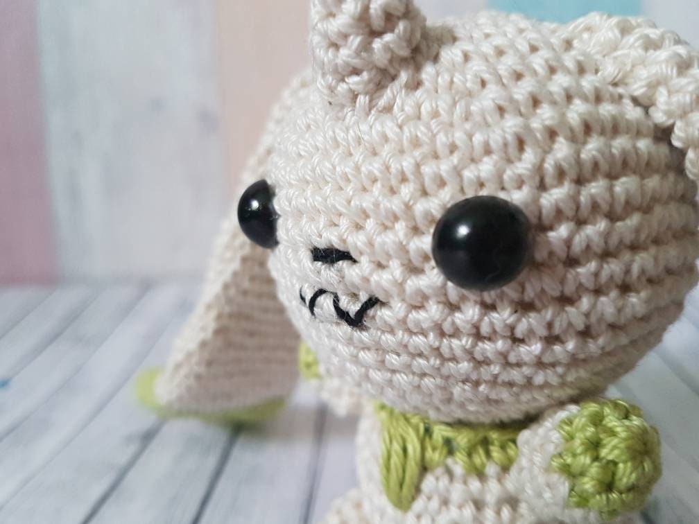 Digimon Amigurumi Terriermon crochet doll häkeln Deko | Etsy