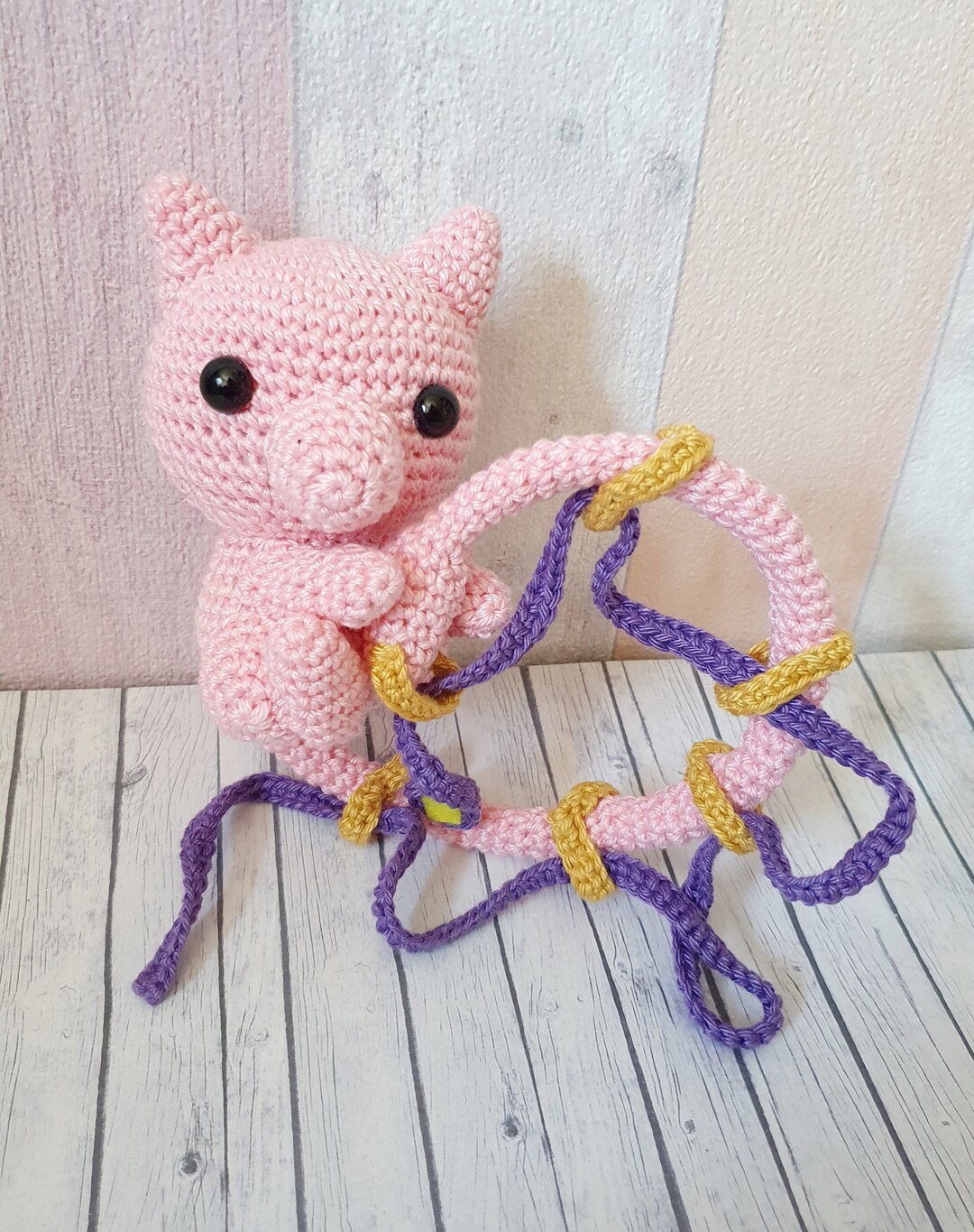 Pokemon Infinite Fusion Amigurumi Mew X Klefki Crochet Doll Kawaii ...