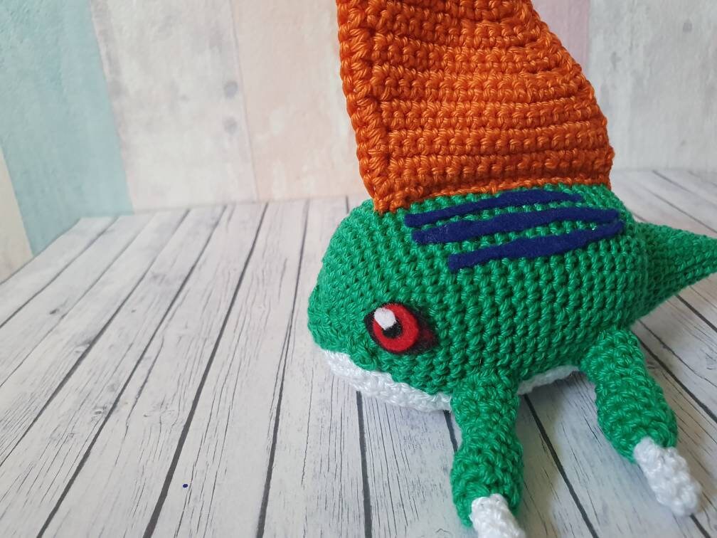 Digimon Amigurumi Betamon Digimon Adventures Crochet Crochet - Etsy
