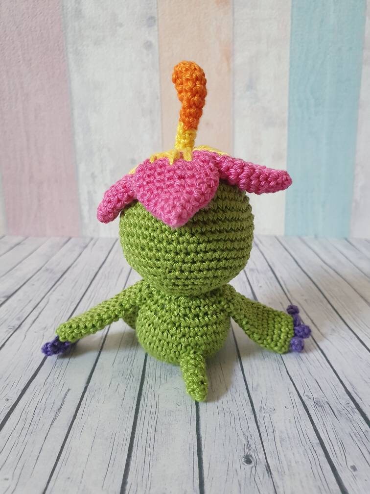 Digimon Amigurumi Palmon Crochet Doll Crocheted Plush - Etsy