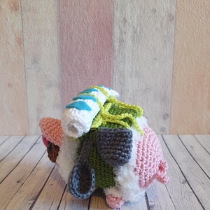 Monster Hunter Amigurumi Poogie Apprentice Fiver Crochet Plush Handmade ...