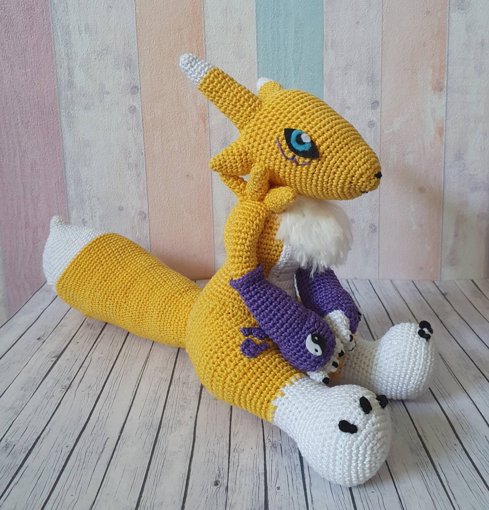 Digimon Amigurumi Renamon Crochet Doll Crochet Crochet - Etsy