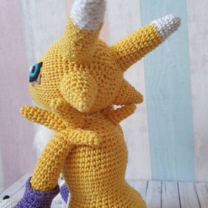 Digimon Amigurumi Renamon Crochet Doll Crochet Home Decoration Gift ...