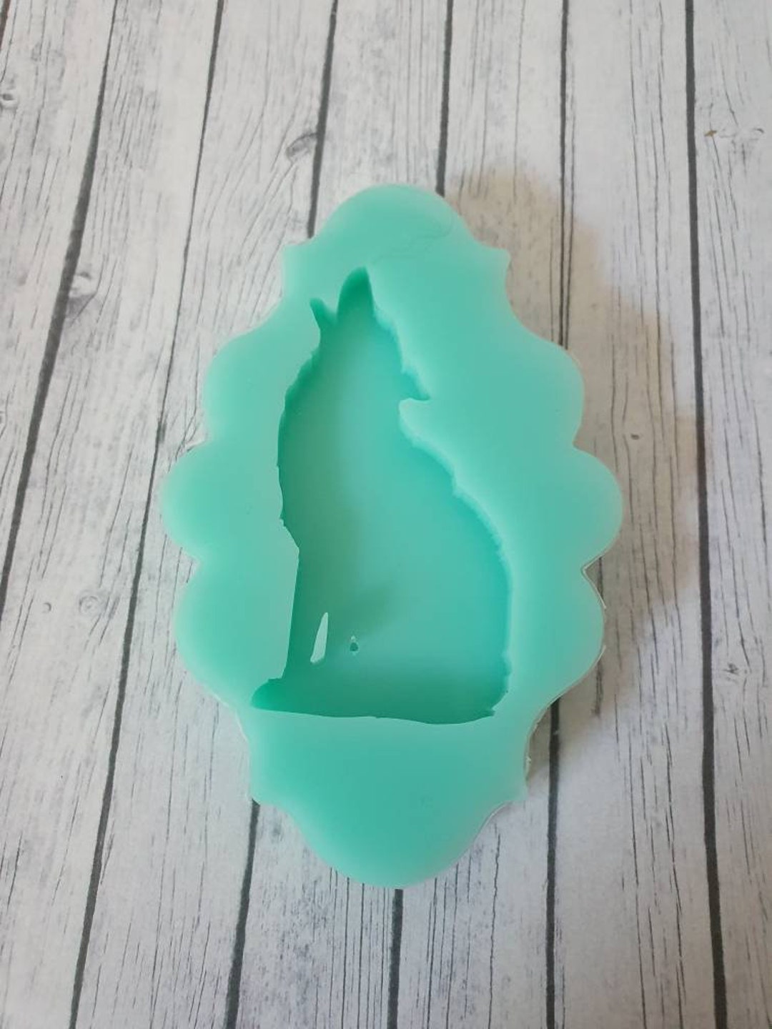 Resin Silicon Mold Howling Wolf Silicone Mold Ice Cube Mold Resinmold ...
