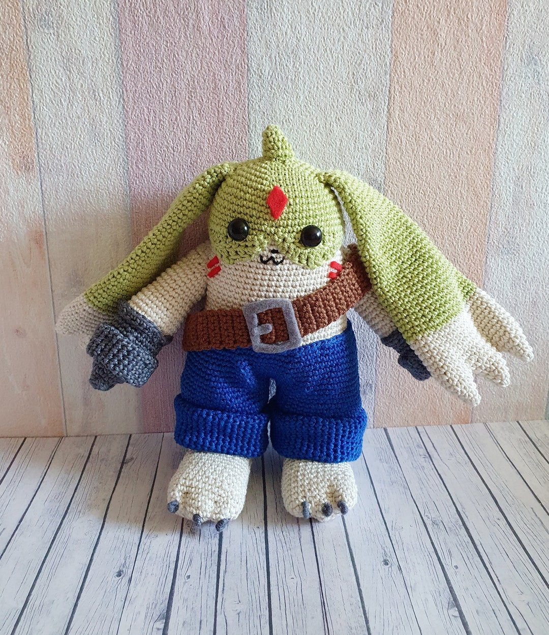 Digimon Amigurumi Gargomon Crochet Doll Kawaii Plush Digimon Tamers ...