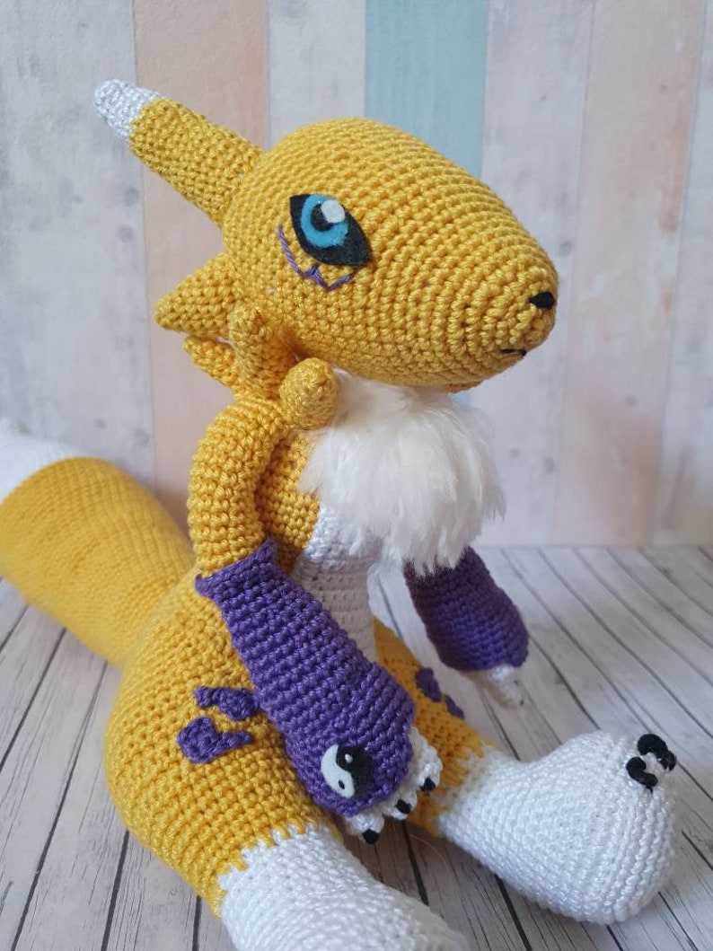 Digimon Amigurumi Renamon Crochet Doll Crochet Crochet - Etsy
