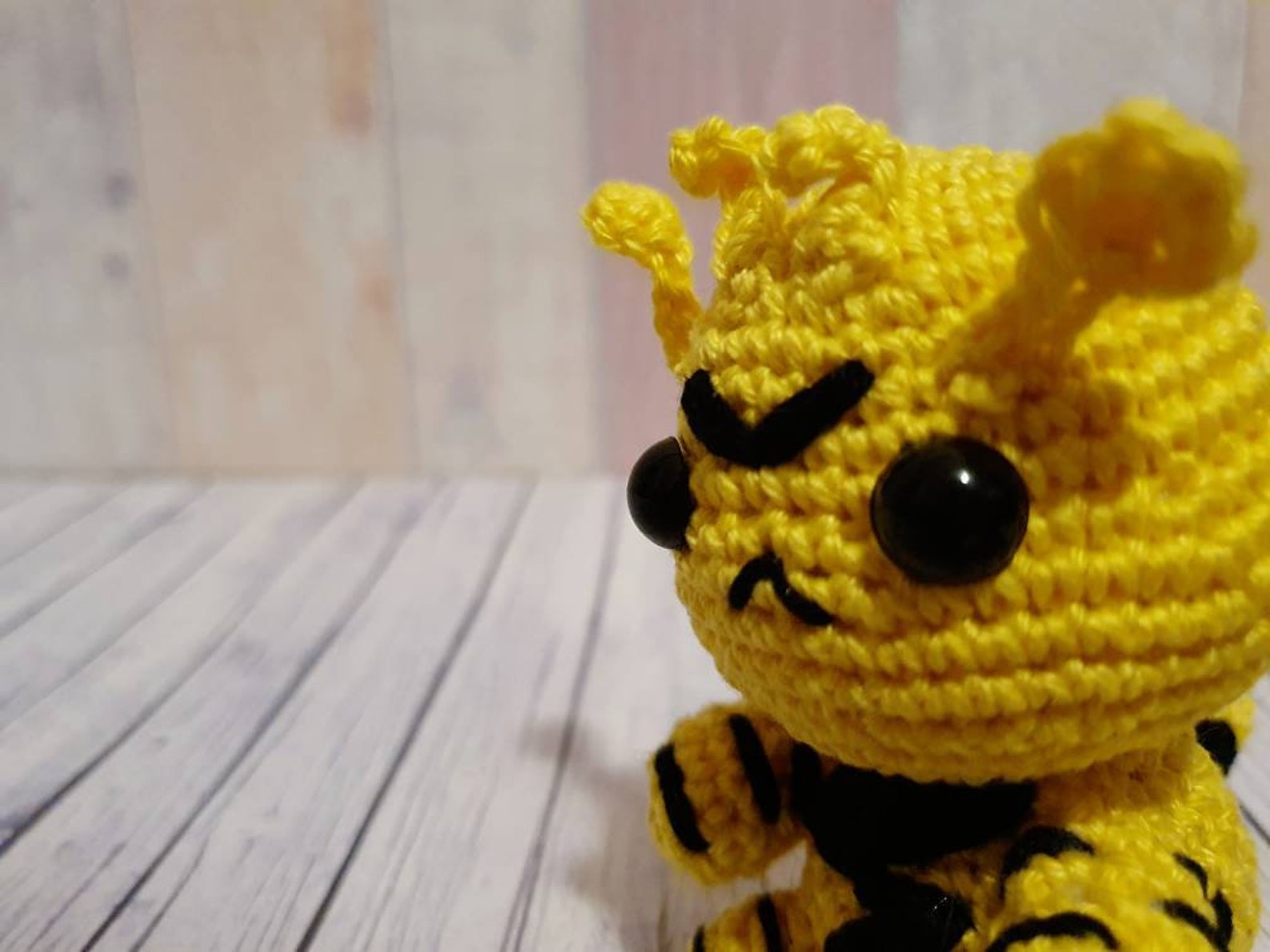 Pokemon Amigurumi Elektek Electabuzz Crochet Doll Crochet Decoration ...