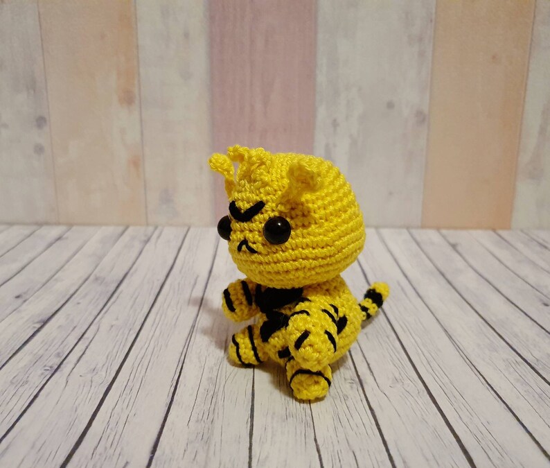 Pokemon Amigurumi Elektek Electabuzz Crochet Doll Crochet Decoration ...