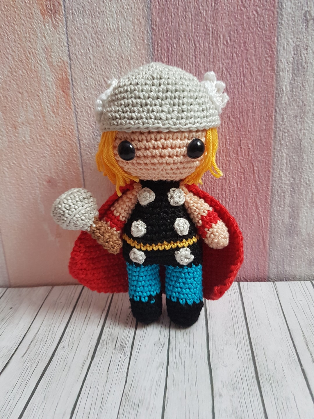 Amigurumi Thor Crochet Crochet Doll Home Decor - Etsy
