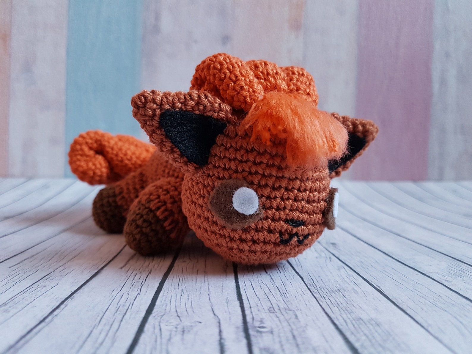 Pokemon Amigurumi Vulpix Crochet Doll Crochet Decoration - Etsy