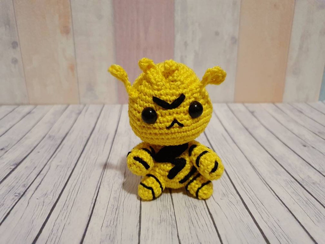 Pokemon Amigurumi Elektek Electabuzz Crochet Doll Crochet Decoration ...