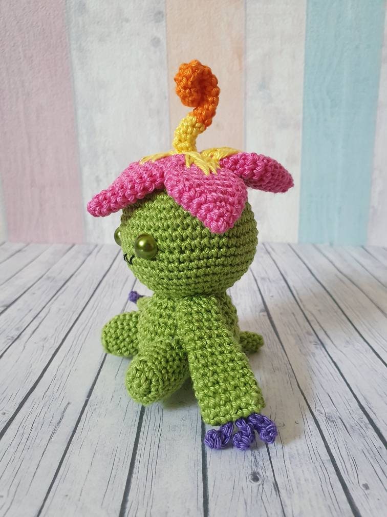 Digimon Amigurumi Palmon Crochet Doll Crocheted Plush - Etsy