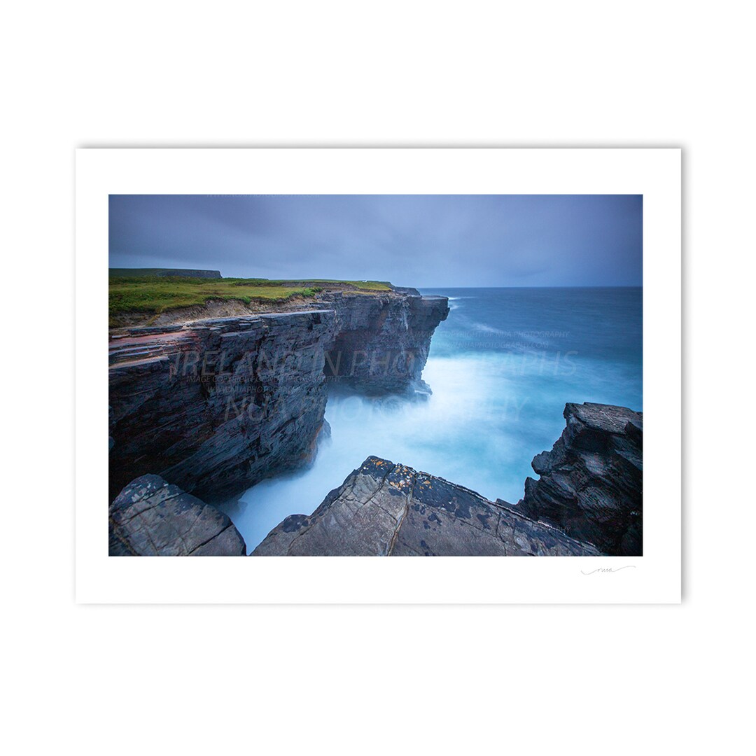 Kilkee Cliff Walk Co. Clare Atlantic Ocean and Cliffs in - Etsy Ireland