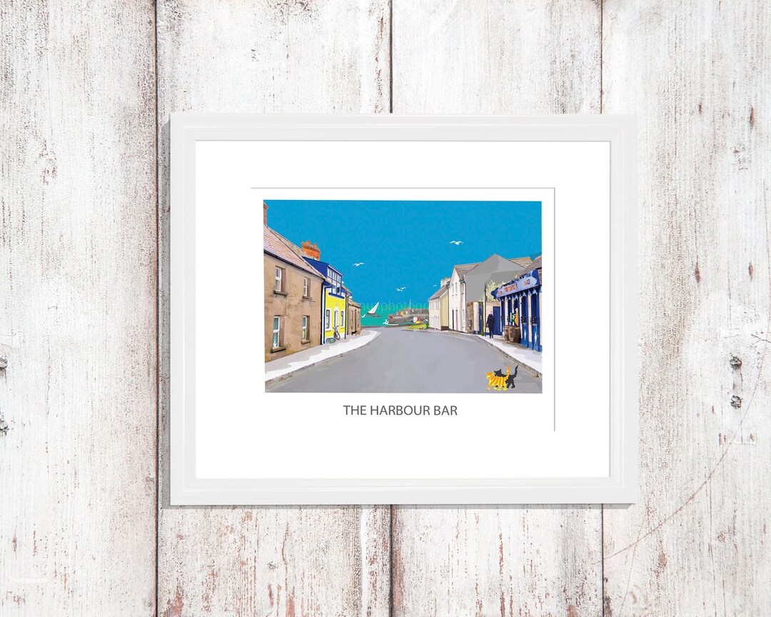 Irish Pub Scene "the Harbour Bar " Rush Co Dublin Ireland Limited ...