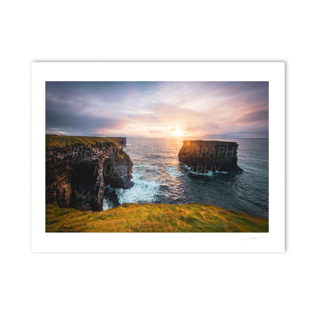 Bishops Island on the Kilkee Cliff Walk, . Photograph of Clare Ireland ...