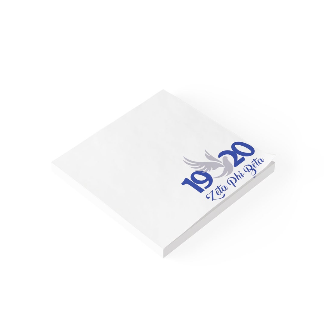 Zeta Phi Beta Sorority 1920 Dove Post-it® Note Pads Stationary - Etsy ...