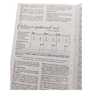 Vintage Knit Sweater Patterns・1983 Patons Promise - Etsy