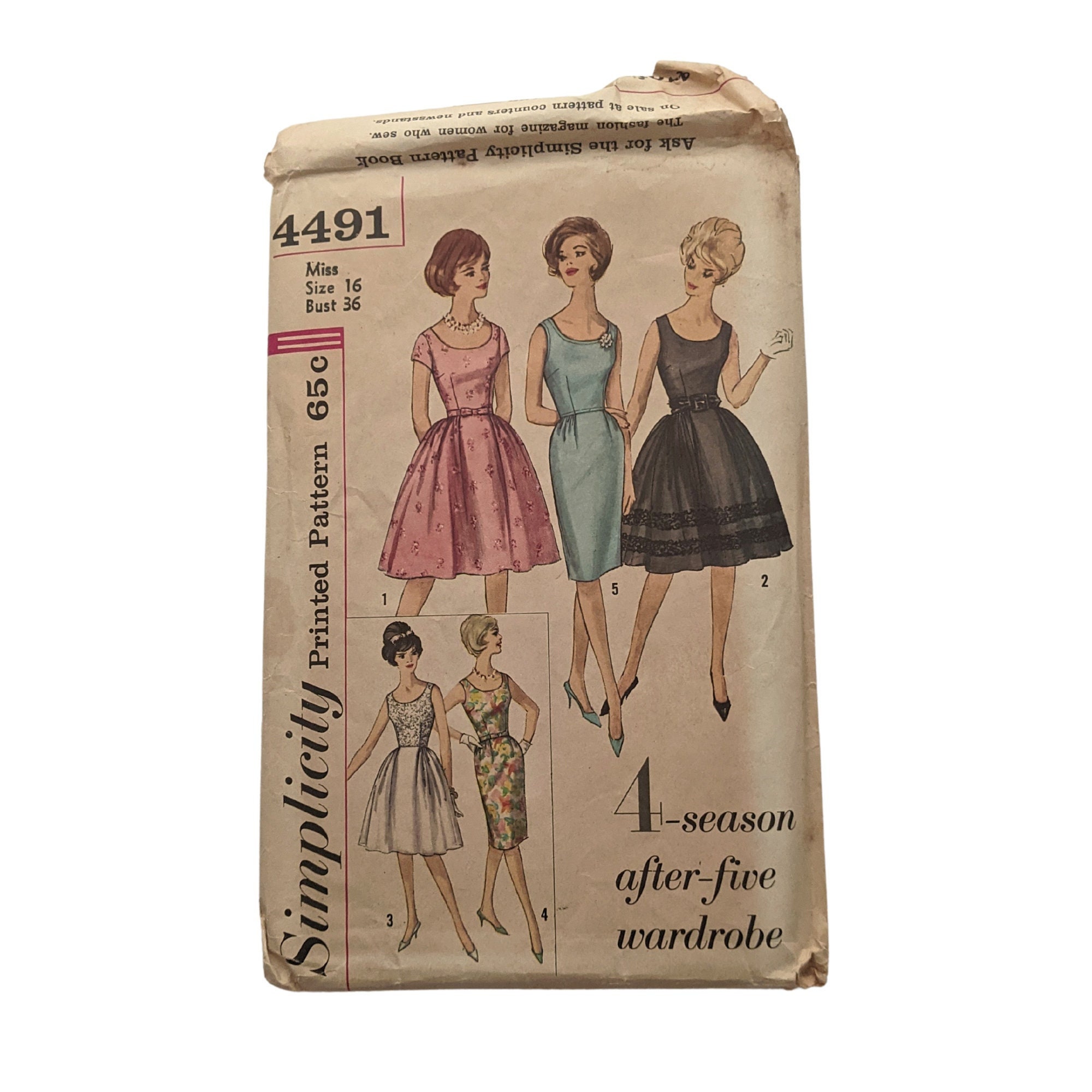SIMPLICITY Pattern 6362・Vintage 1960s Sewing・Size 16 Maternity Sewing ...