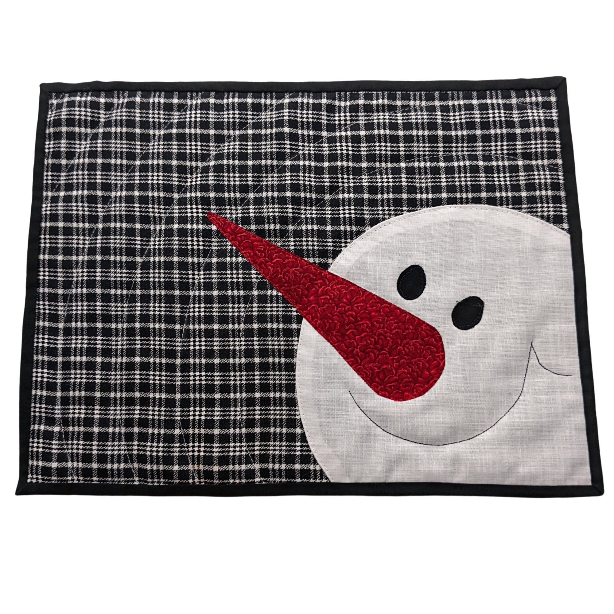 Snowman Placematholiday Decor - Etsy