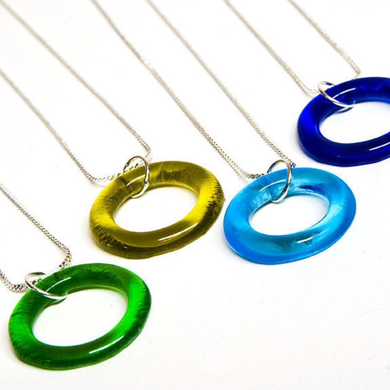 Glass Necklace - Etsy