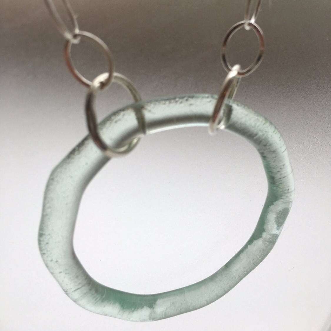 Coca Cola Sea Glass Necklace Sustainable Jewelry Vintage Coca Cola ...