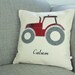 Personalised Tractor Cushion - Tractor Throw Pillow - Tractor Gift ...
