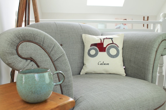 Personalised Tractor Cushion Tractor Throw Pillow Tractor | Etsy