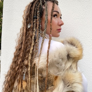 Synthetic Dreads, Bohemian Set Dready Waves, Natural Reddish Blonde ...