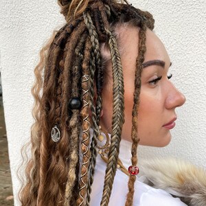 Synthetic Dreads, Bohemian Set Dready Waves, Natural Reddish Blonde ...