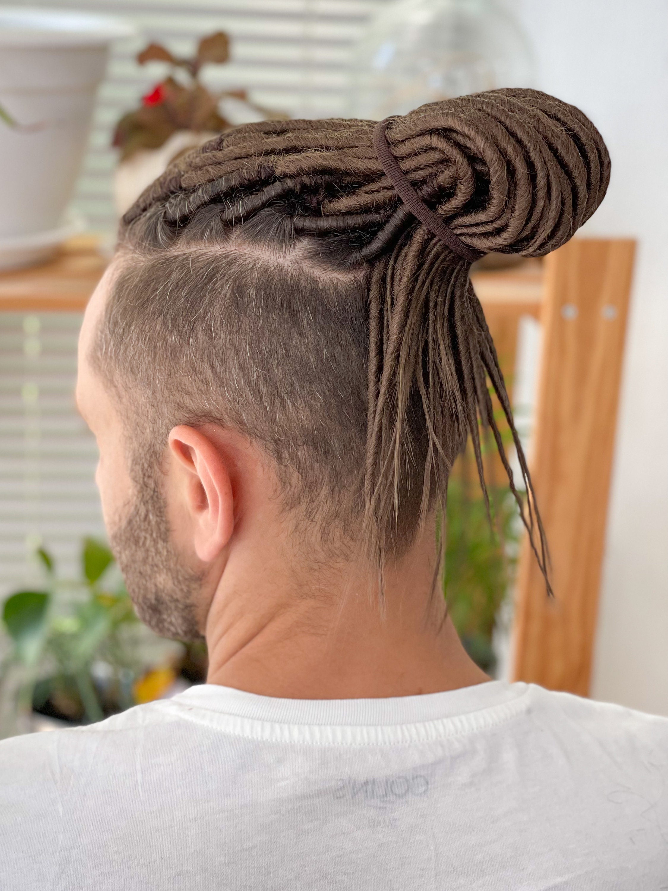 Synthetic Dreadsviking Light Brown Setmen Hairstylesmooth - Etsy UK