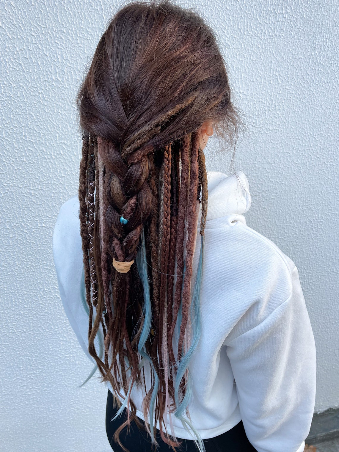 Synthetic Dreads Hippie Hair Set Natural Red Copper Brown - Etsy