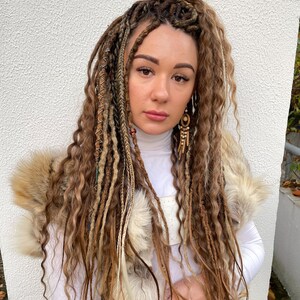 Synthetic Dreads, Bohemian Set Dready Waves, Natural Reddish Blonde ...