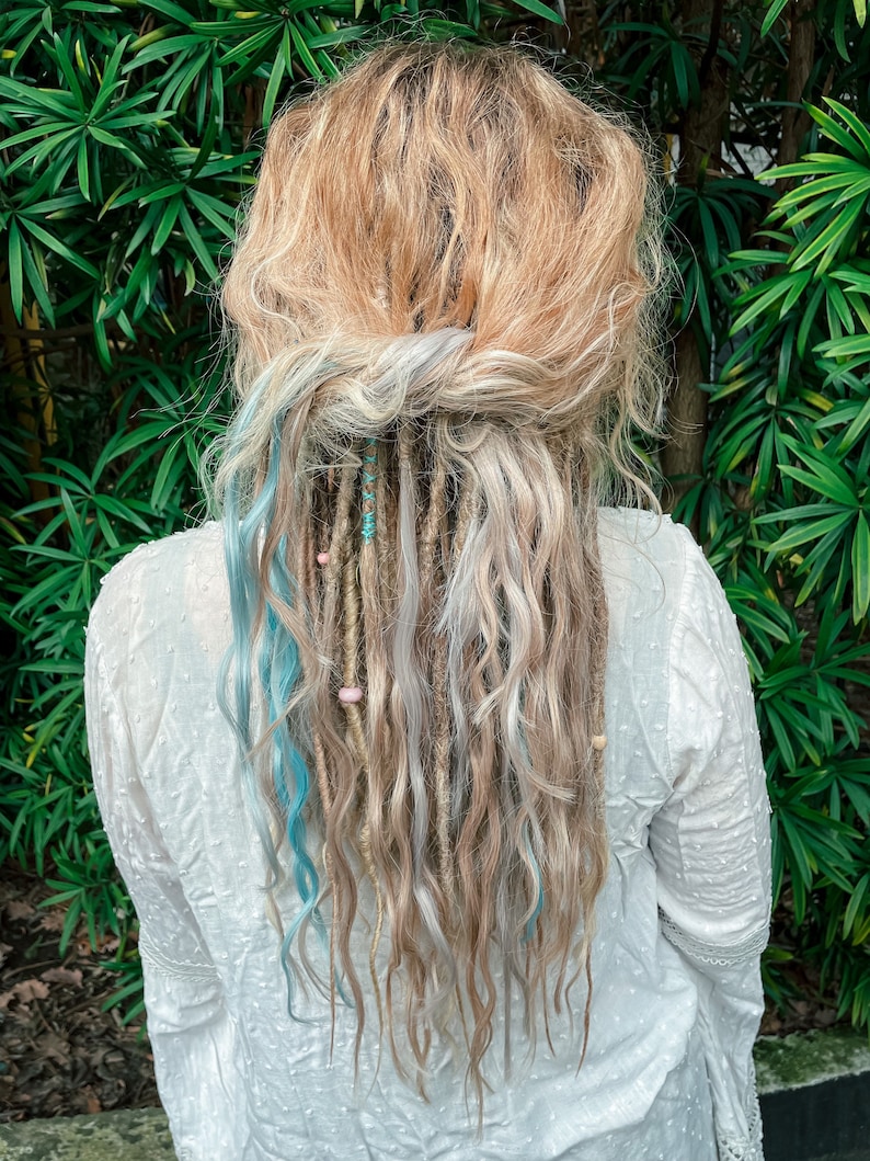 Synthetic Dreads Miami Girl Set Natural Ash Blonde and - Etsy