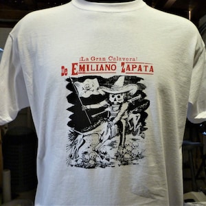 ZAPATA Calavera-posada Skull T Shirt - Etsy
