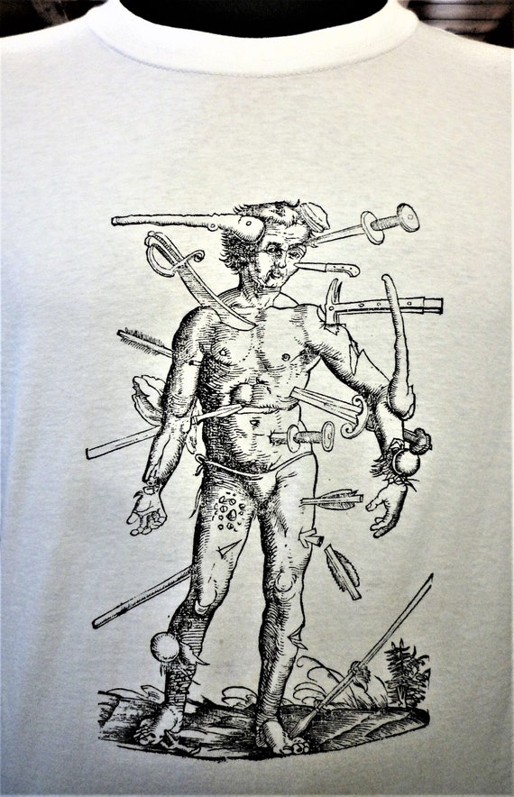 WOUND MAN Medieval Art T Shirt | Etsy