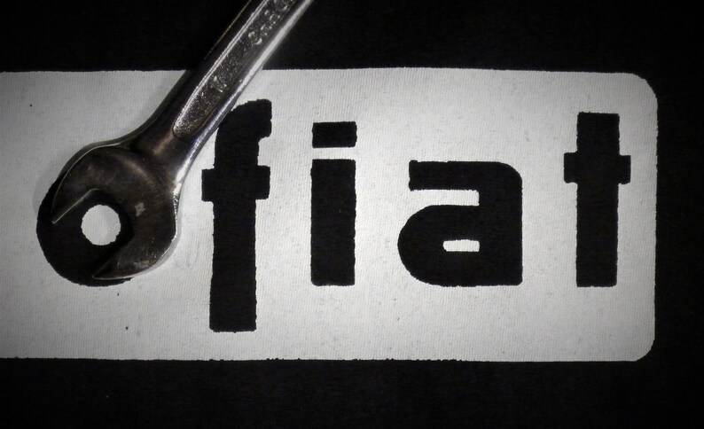 OLIO FIAT old logo fiat t shirt | Etsy