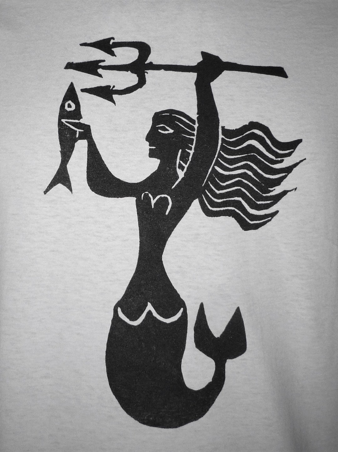 Mermaid Trident T Shirt Vintage Siren - Etsy